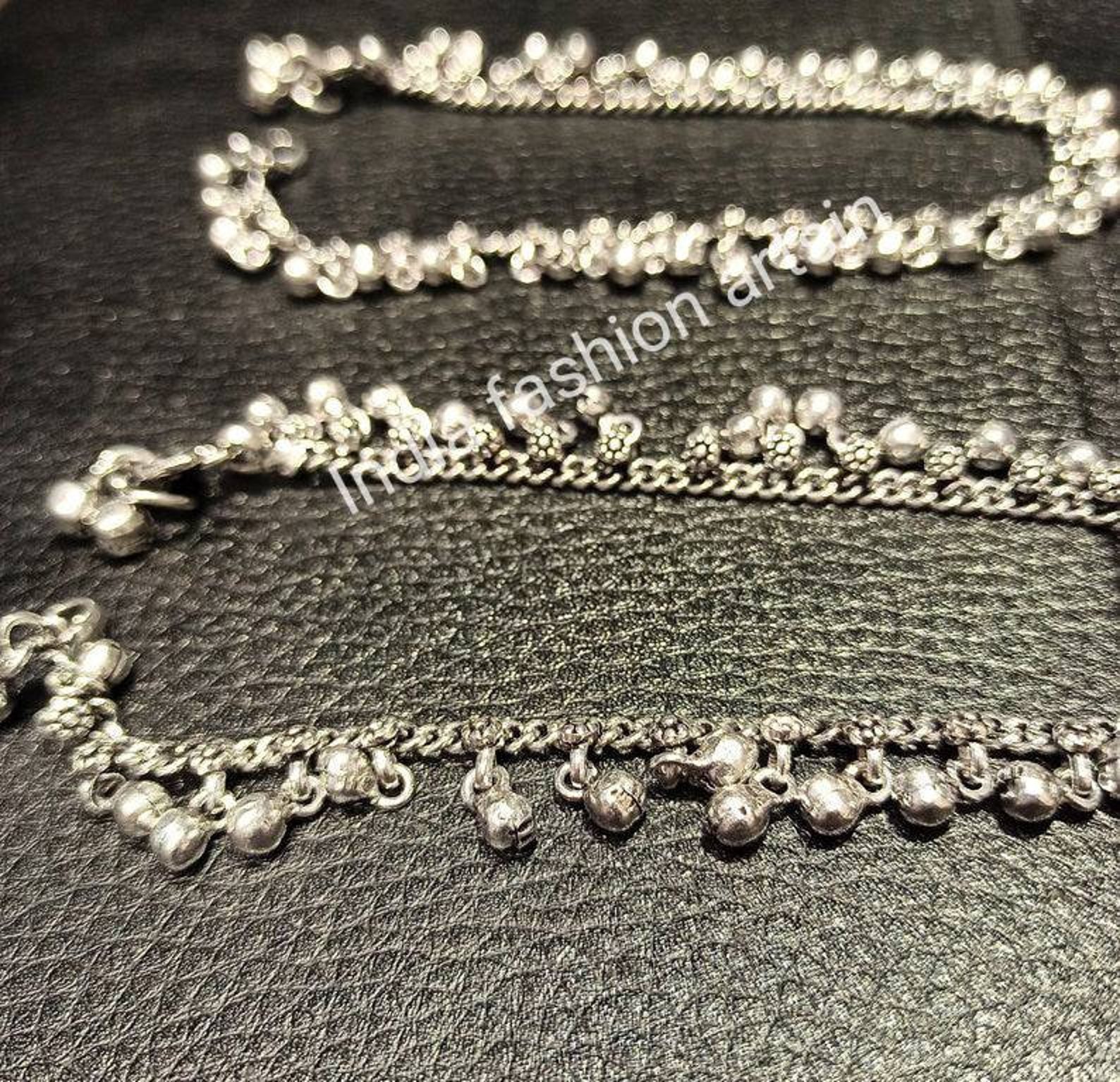 Trendy Indian Oxidized Anklets Feet Bracelet Ankle Chain - Etsy