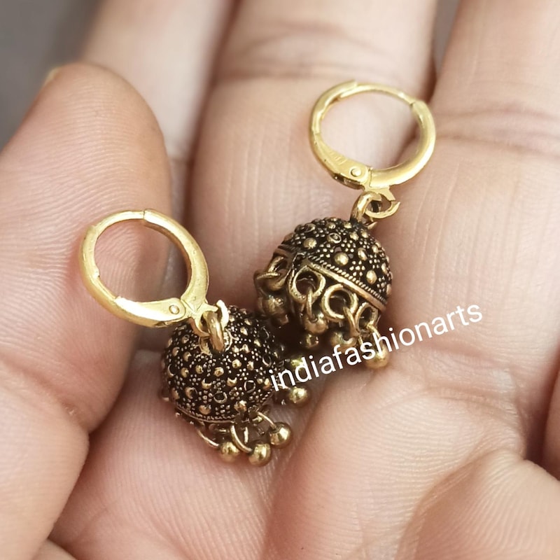 Jhumka Earrings Saree - Etsy