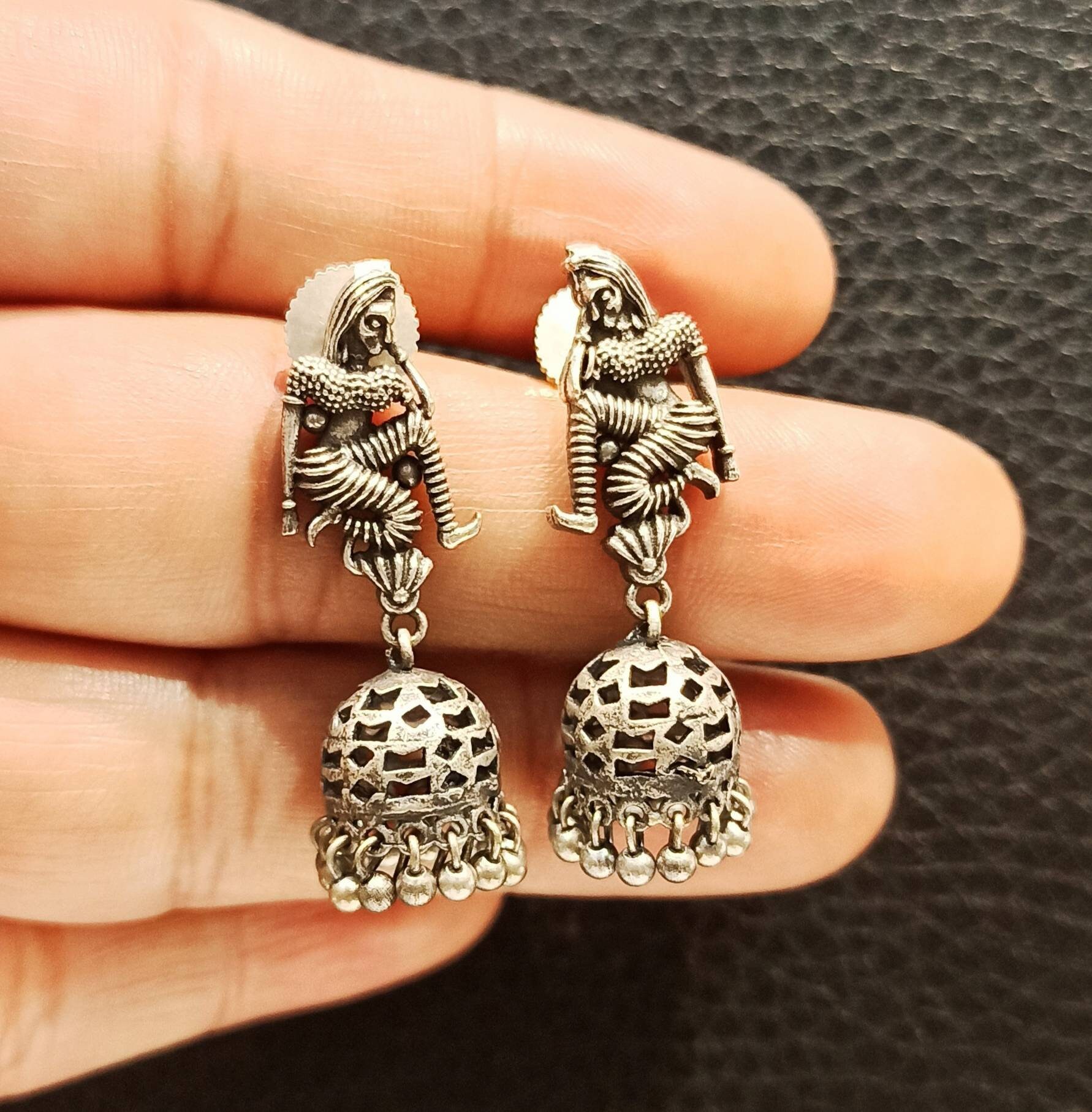 Indian Traditional Palki Long Necklace Set/handmade Oxidised - Etsy UK