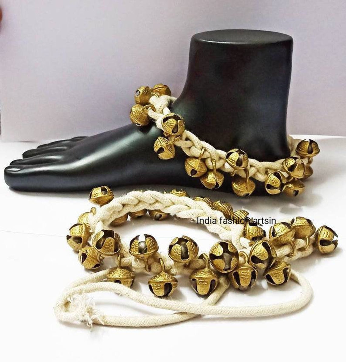 Musical Anklets/dancing Brass Ghungroo Anklets/dancing Ankle - Etsy