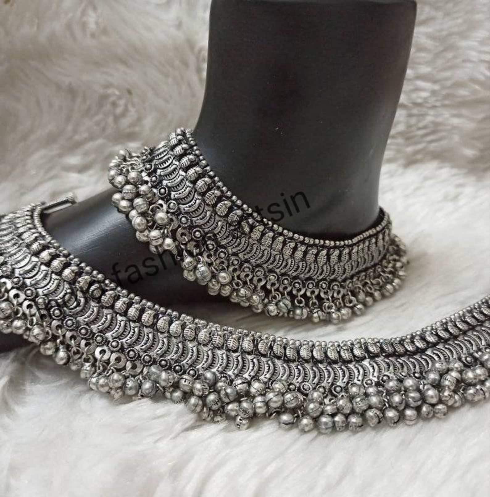 Bollywood Ghungharu bells Anklets Pairs Traditional Payal - Etsy
