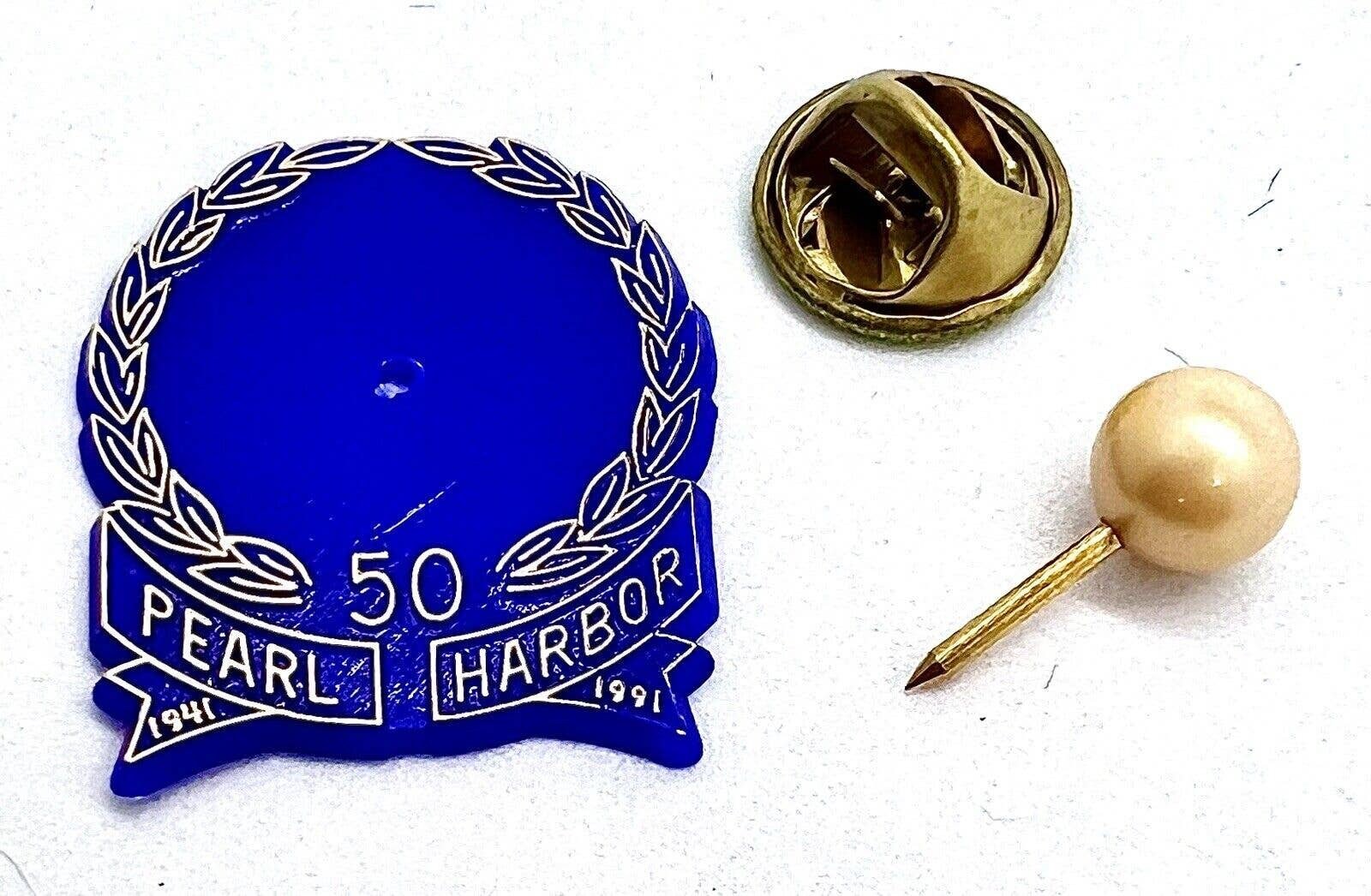 Vintage Remember Pearl Harbor Pin 50th Anniversary War - Etsy