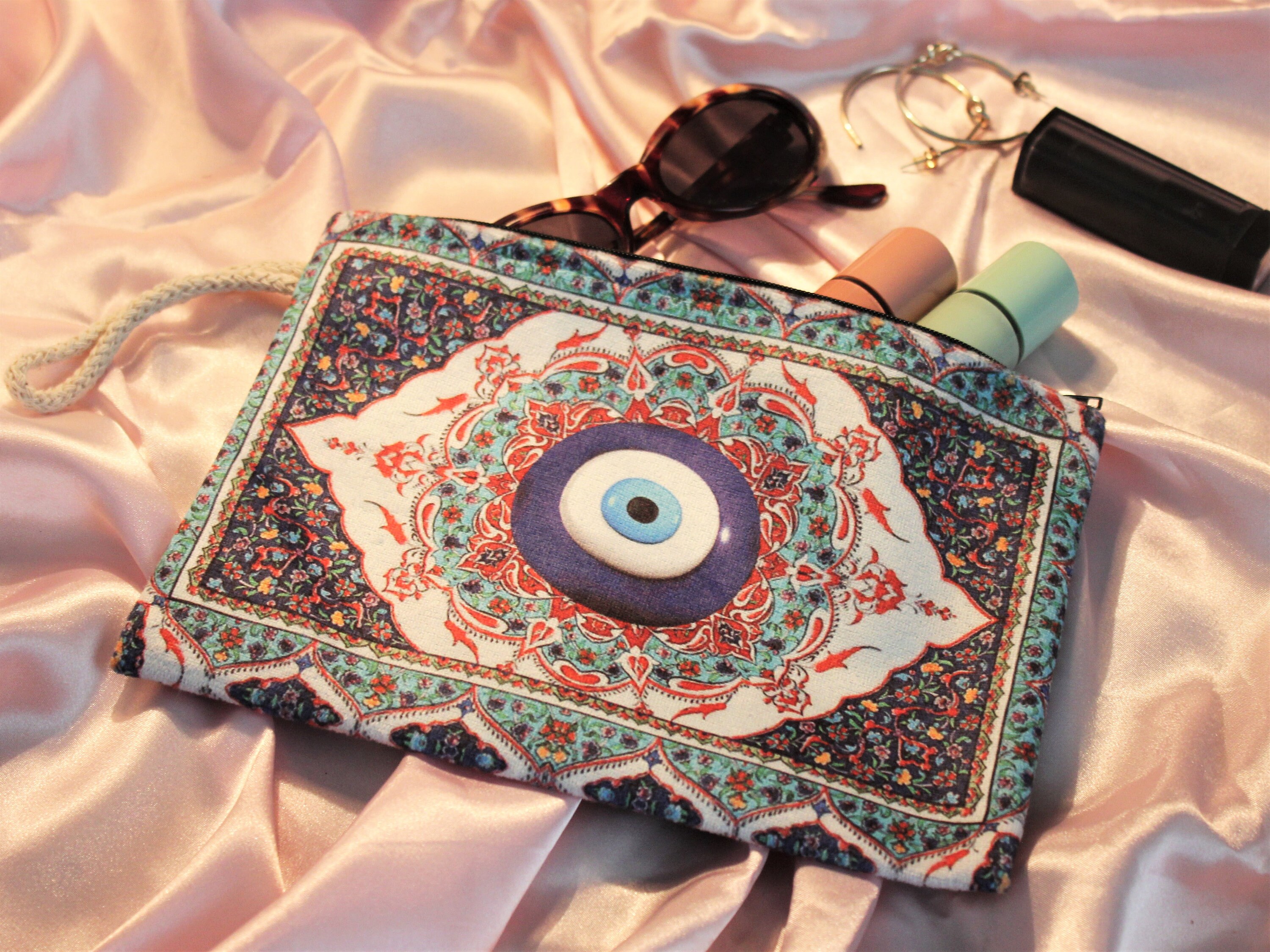 Evil Eye Ethnic Wallet Coin Purse Pouch Gift Packaging | Etsy