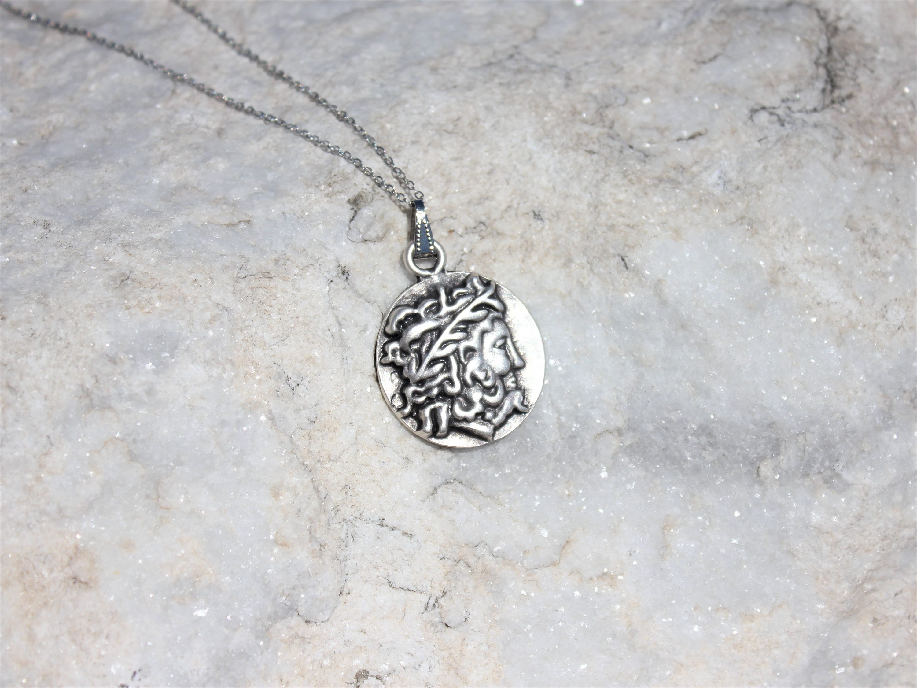 Zeus Medallion / King of the Gods Coin / Sky / Weather / Law / | Etsy