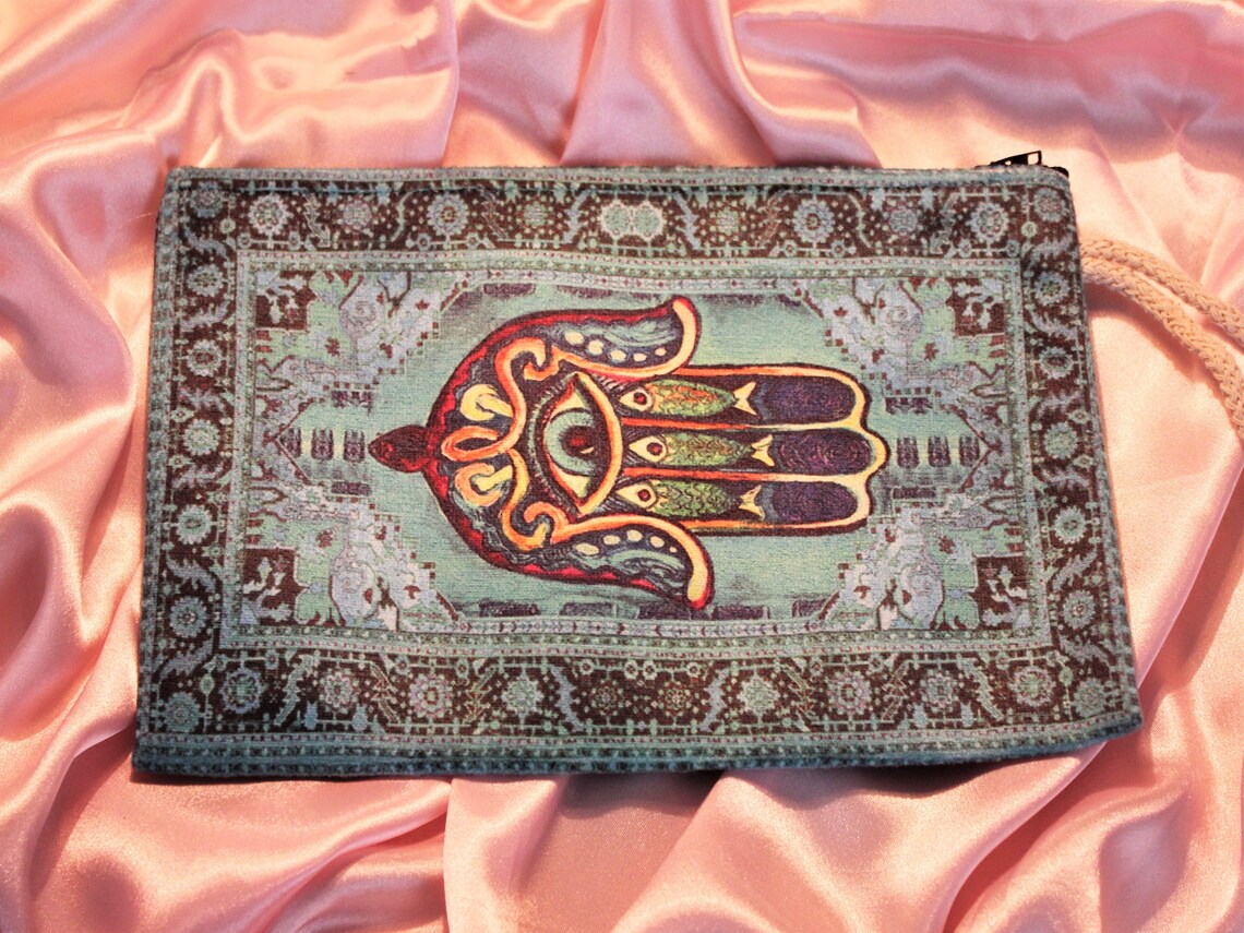 Fatima Hand Ethnic Wallet Coin Purse Pouch Gift Packaging Cosmetic Bag ...