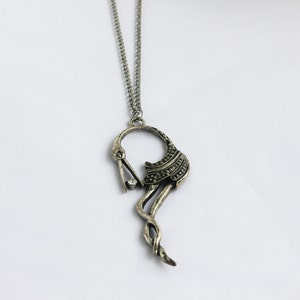 Dainty Flamingo Necklace / Silver Flamingo Jewelry / Flamingo Necklace ...