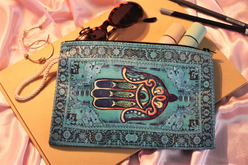 Fatima Hand Ethnic Wallet Coin Purse Pouch Gift Packaging Cosmetic Bag ...