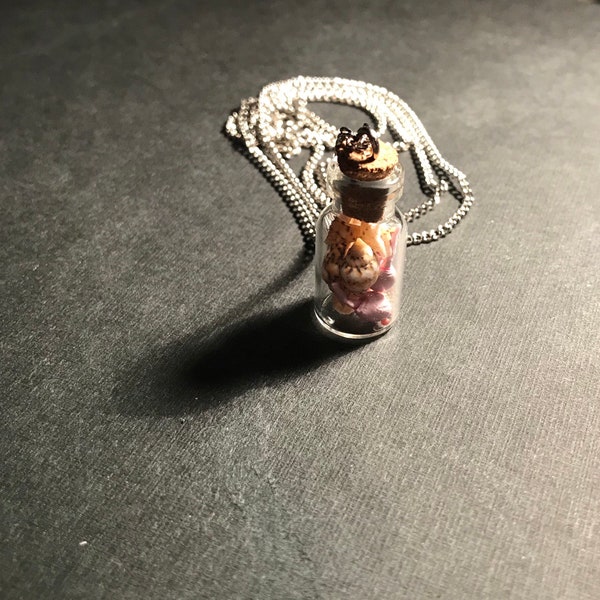 Tiny Bottle Necklace - Etsy