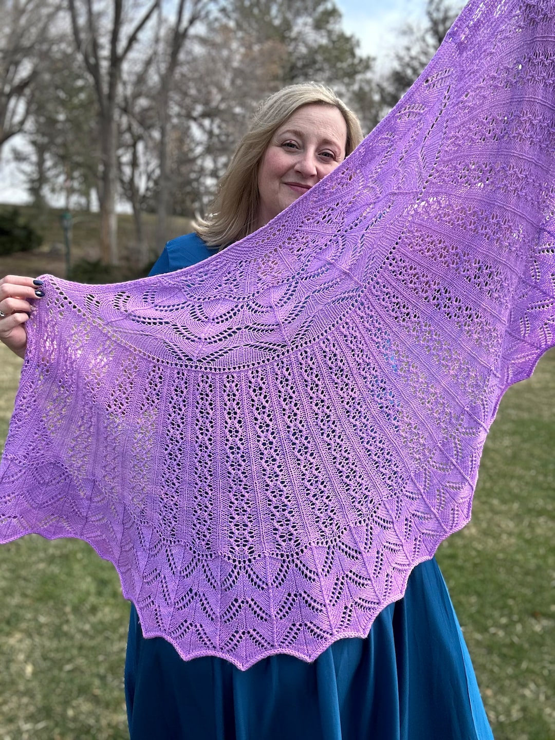 Albion Basin Shawl Digital Knitting Pattern - Etsy