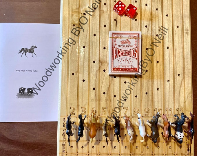 Horse Racing. Dice Game. Pony Pegs. - Etsy