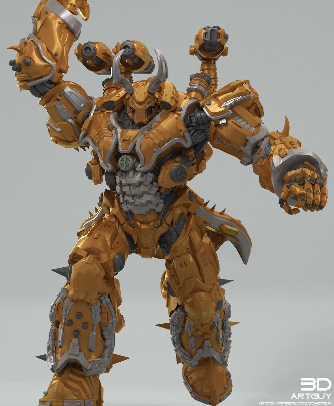 Doom Slayer, Doom, Doom Eternal, Doom 3, Video Games, 3D Printed Resin ...