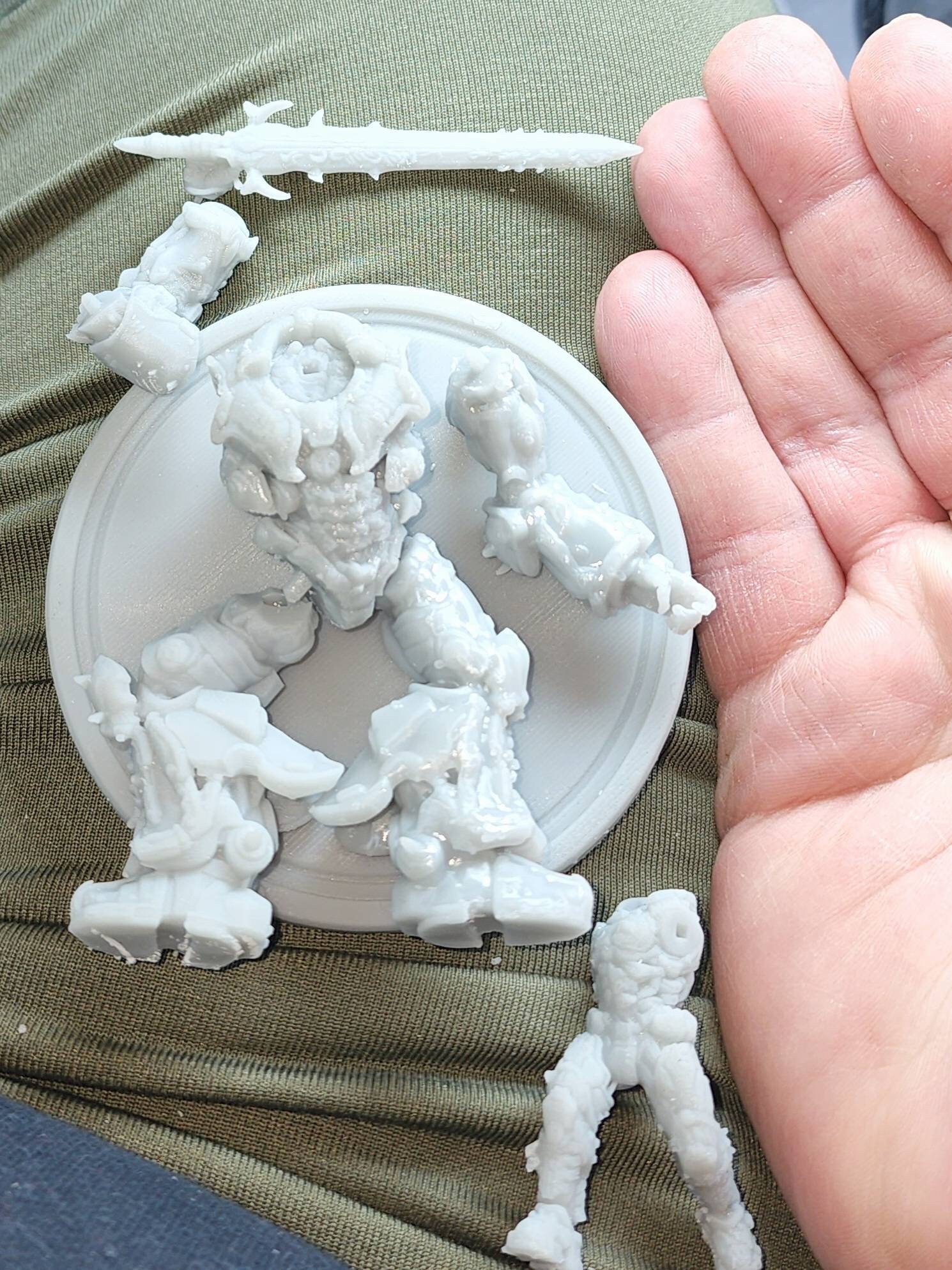 Doom Warrior 3D Printed Resin Miniature Dungeons and | Etsy
