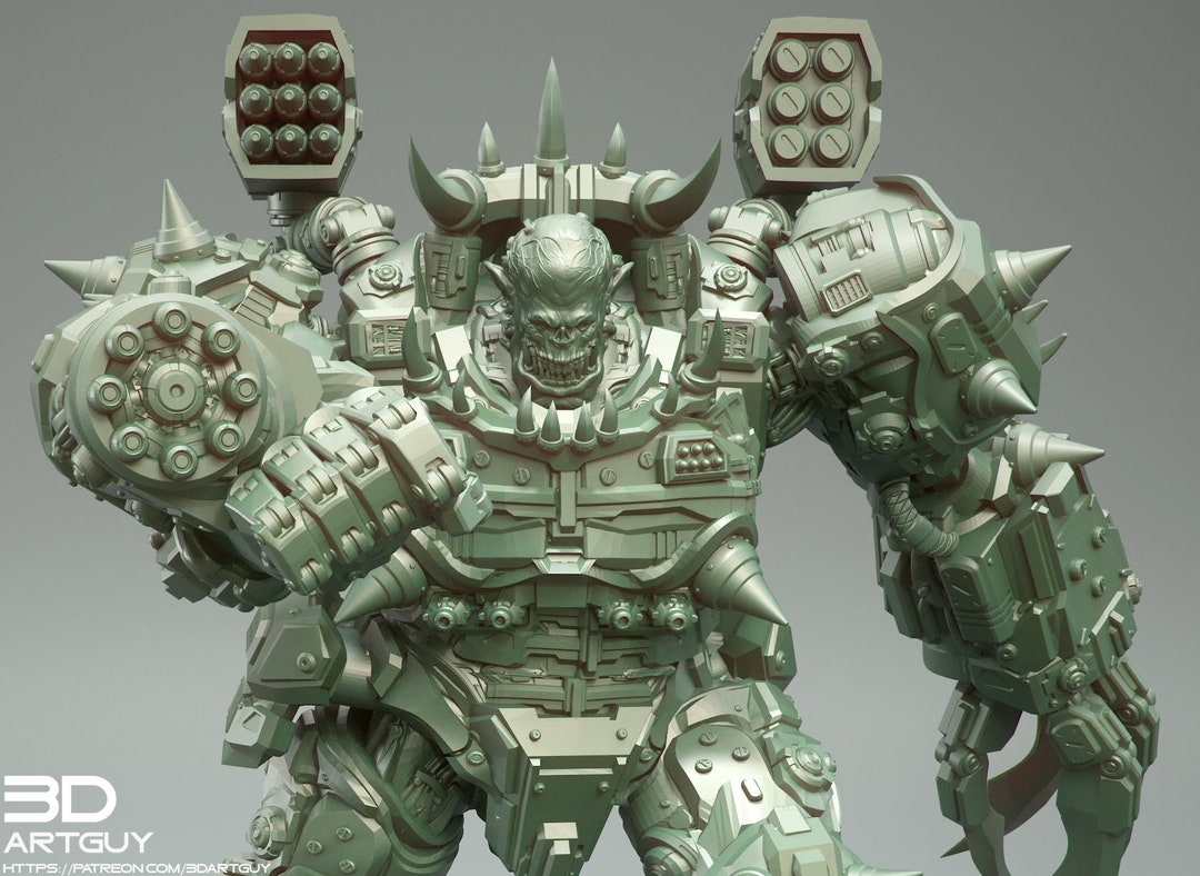 Doom Slayer, Doom, Doom Eternal, Doom 3, Video Games, 3D Printed Resin ...