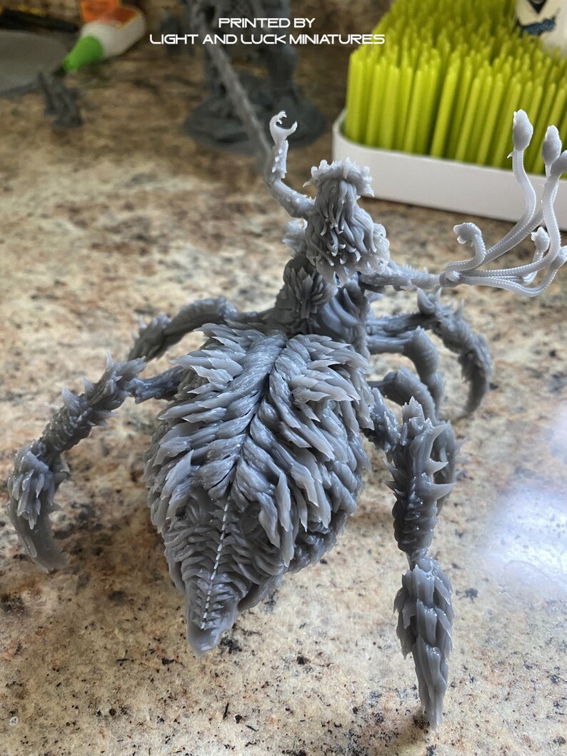 Lolth the Demon Queen 3D Printed Resin Miniature Dungeons - Etsy