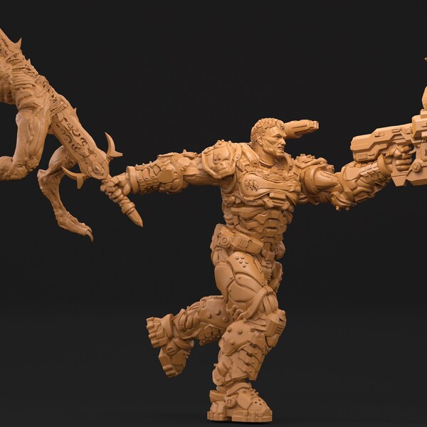 3d Printed Doom Miniature - Etsy