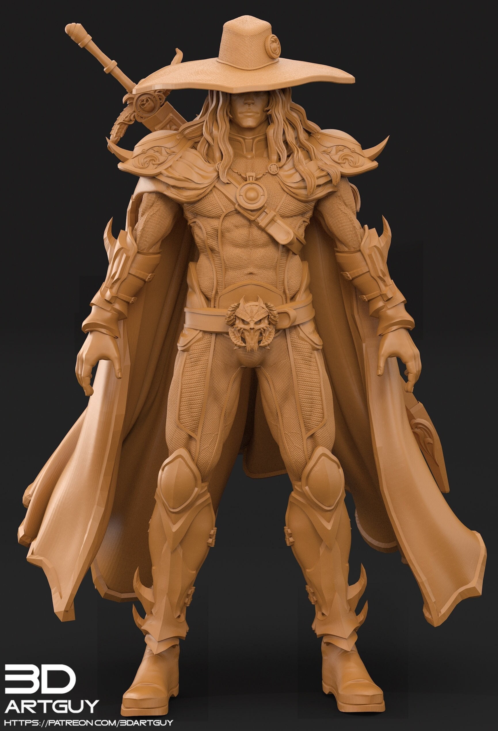 Vampire Hunter D 3D Printed Resin Miniature Dungeons and - Etsy