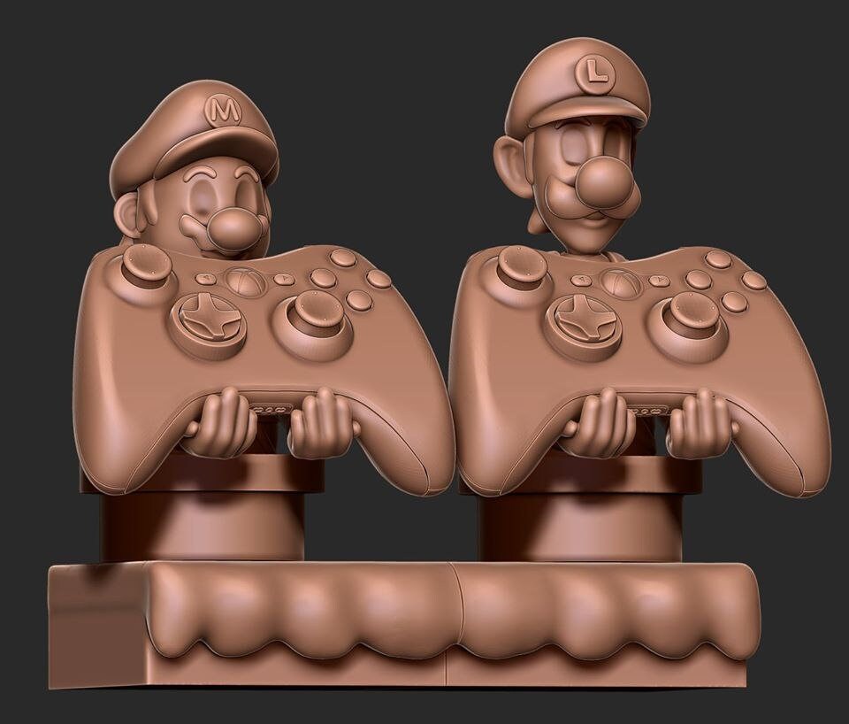 Luigi Switch Controller Stand Controller Gaming Room Decor - Etsy