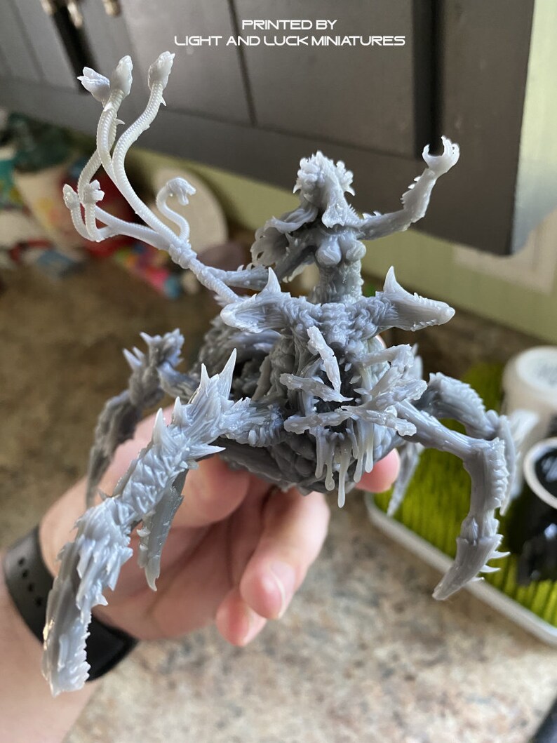 Lolth the Demon Queen 3D Printed Resin Miniature Dungeons - Etsy