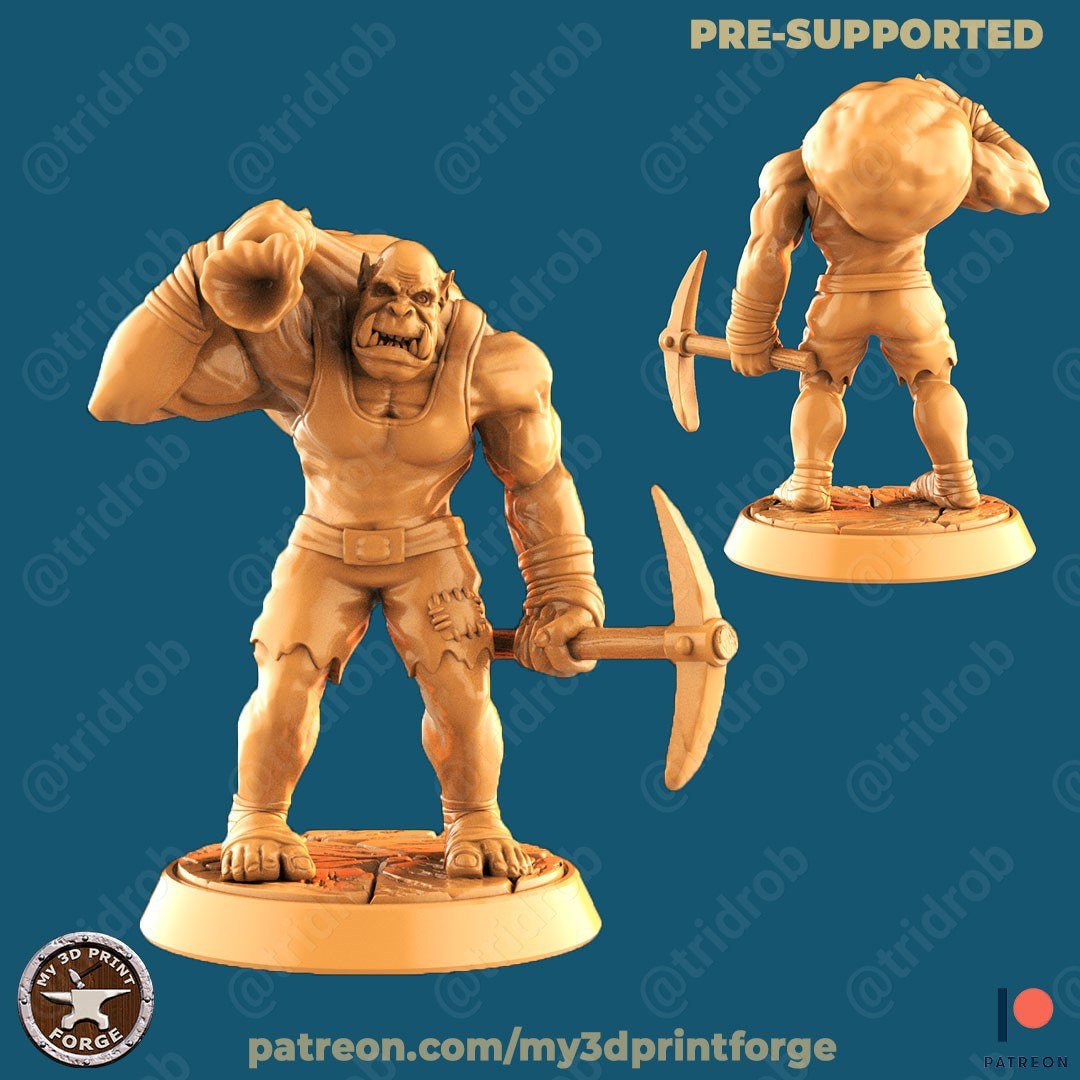 Orc Miner 100mm Comic Heroes, Comics Characters, Marvel Action Figures ...