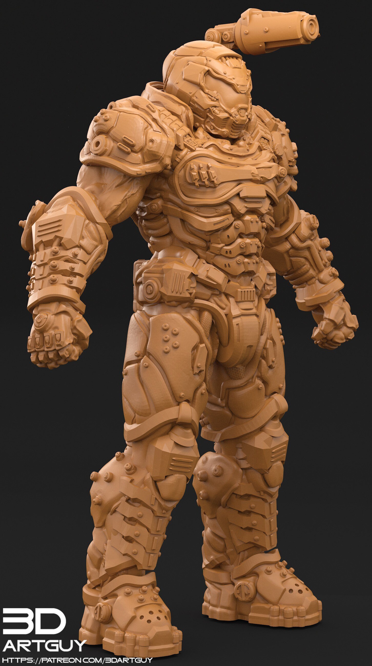 Doom Warrior 3D Printed Resin Miniature Dungeons and | Etsy