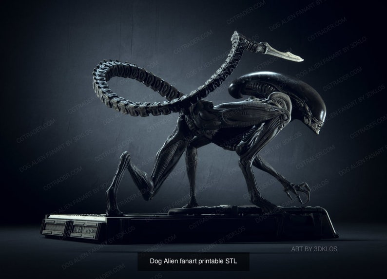 Xenomorph Alien Dog 200 Mm Comic Heroes, Comics Characters, Marvel ...