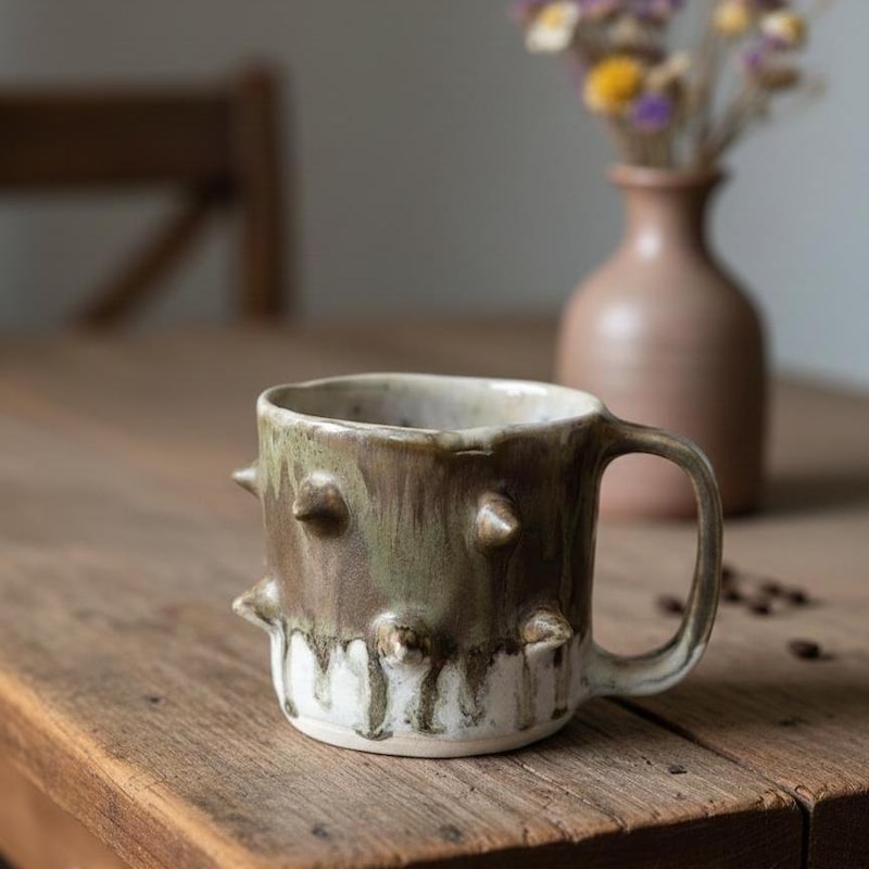 Spike Ceramic Mugs - Etsy