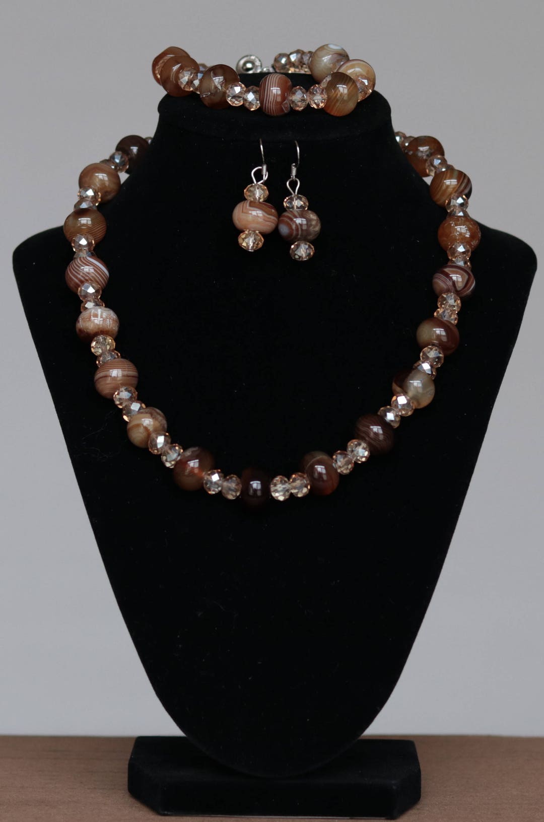 Colorful African Jewelry Set, Beaded Jewelry Set, Necklace Set ...