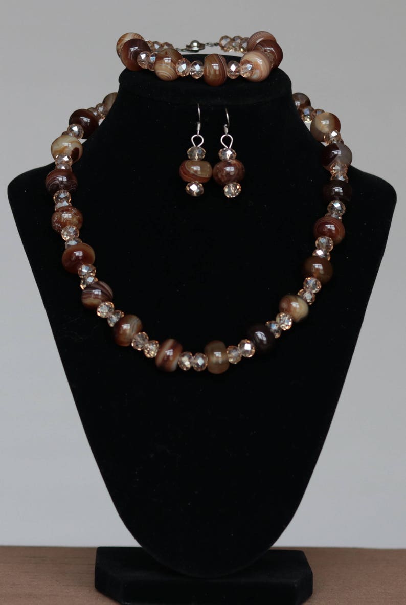 Colorful African Jewelry Set Beaded Jewelry Set Necklace - Etsy