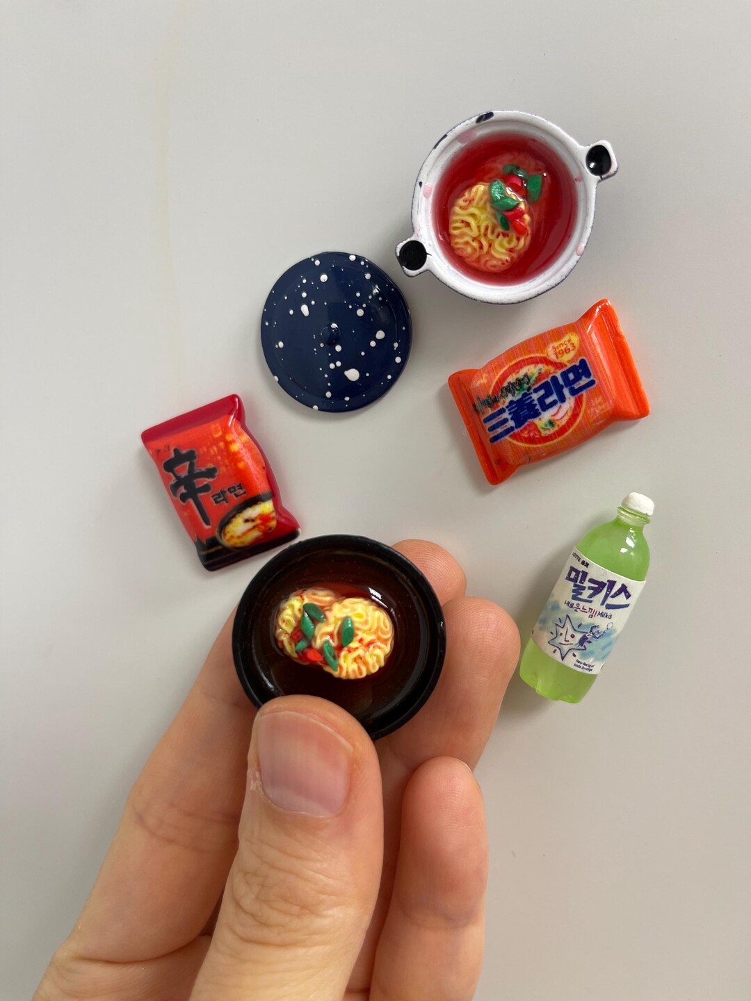 Korean Ramen Magnet Set: K-food Miniature Fridge Magnets - Etsy UK