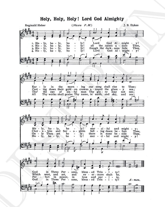 Holy Holy Holy Lord God Almighty