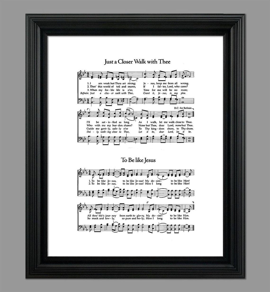 Just A Closer Walk With Thee Hymn Lyrics Sheet Music Art Hymn Art Hymn