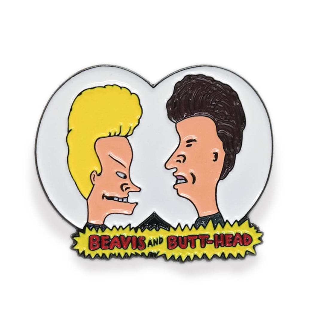 Beavis & Butthead Pin - Perfect to Pin to Hat, Lapel, Camera Strap ...