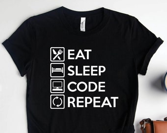 Eat Sleep Code - Etsy