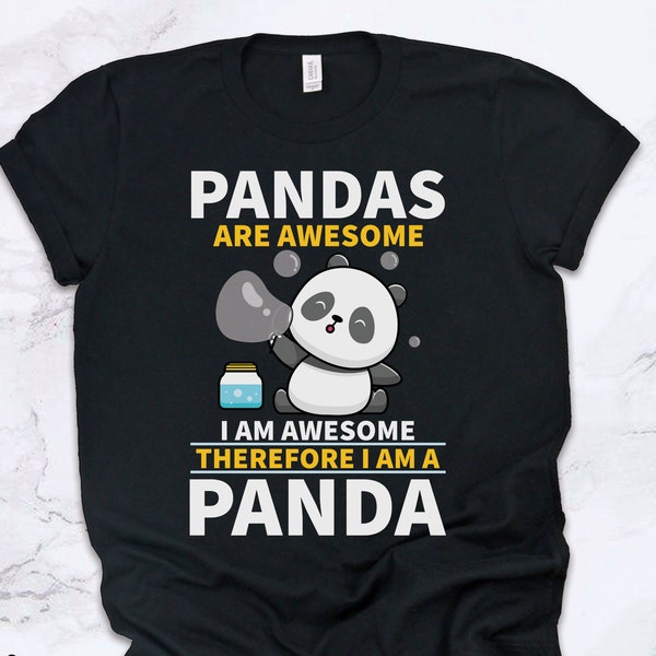 Panda Shirt - Etsy