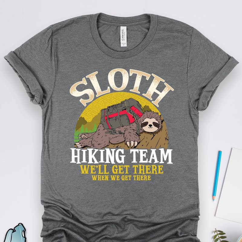 Sloth Hiking Team - Etsy