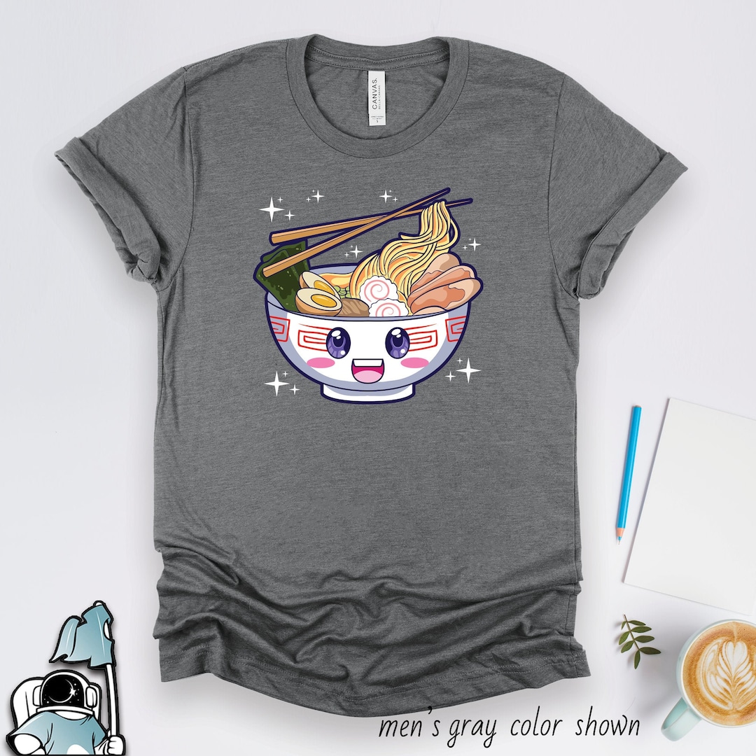 Ramen Noodles Shirts, Ramen Shirts, Ramen Art, Kawaii Ramen Shirts ...