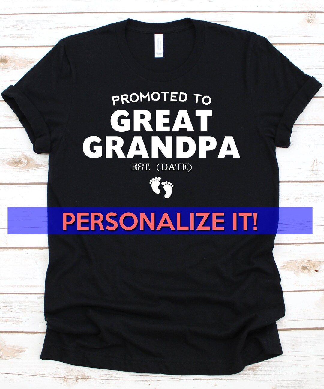 Custom Grand Grandpa Shirts, Great Grandpa Gifts, Personalized Gifts ...