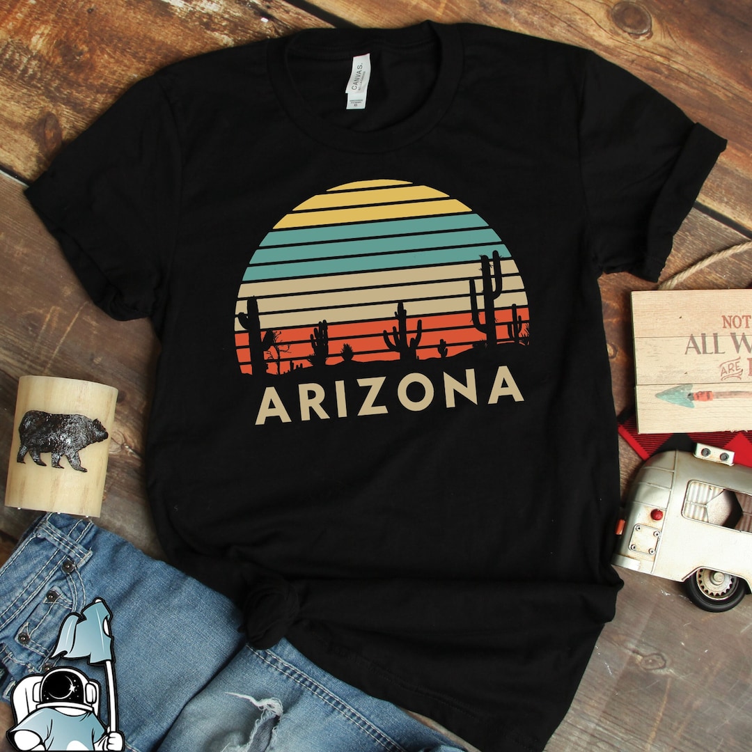 Arizona Retro Sunset Shirt, Arizona Shirts, Arizona Gifts, Arizona Art ...