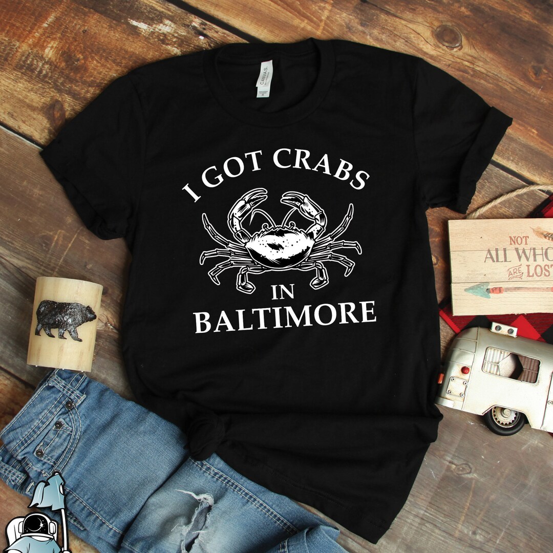 Crabs in Baltimore Shirt, Crab Shirts, Seafood Shirts, Maryland Shirts ...
