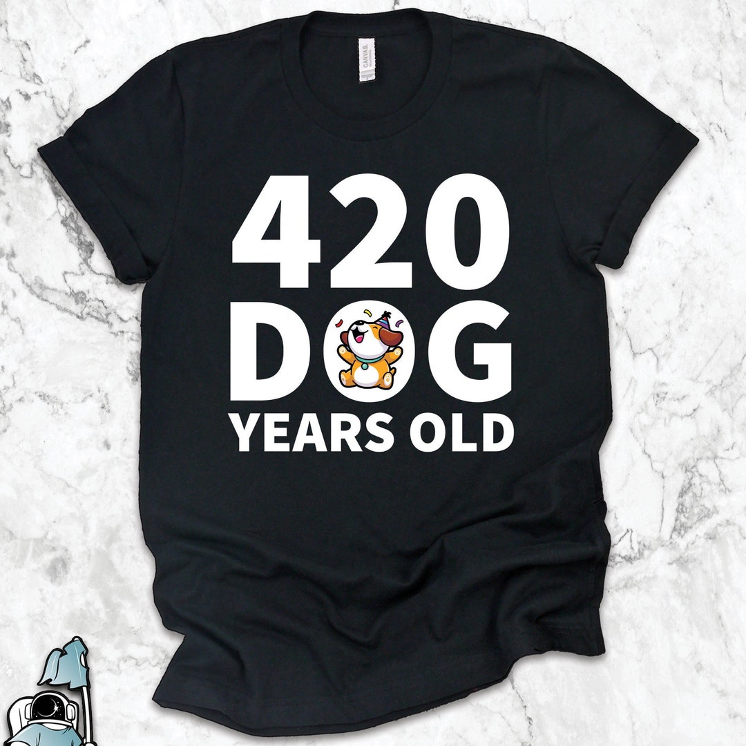 60th Birthday Gift, 420 Dog Years Old 60th Birthday Shirt, 60th ...