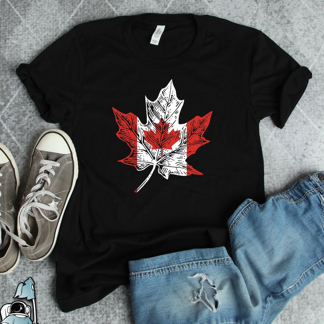 Canadian Flag Maple Leaf Shirt, Canada Shirts, Canada Gifts, Canadian ...