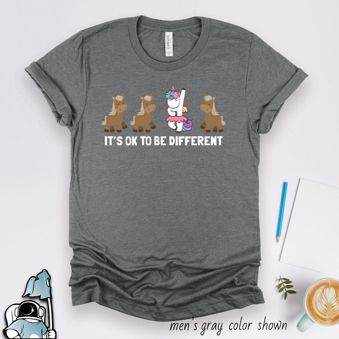 It's OK to Be Different Unicorn Shirt, Autism Awareness Shirts ...