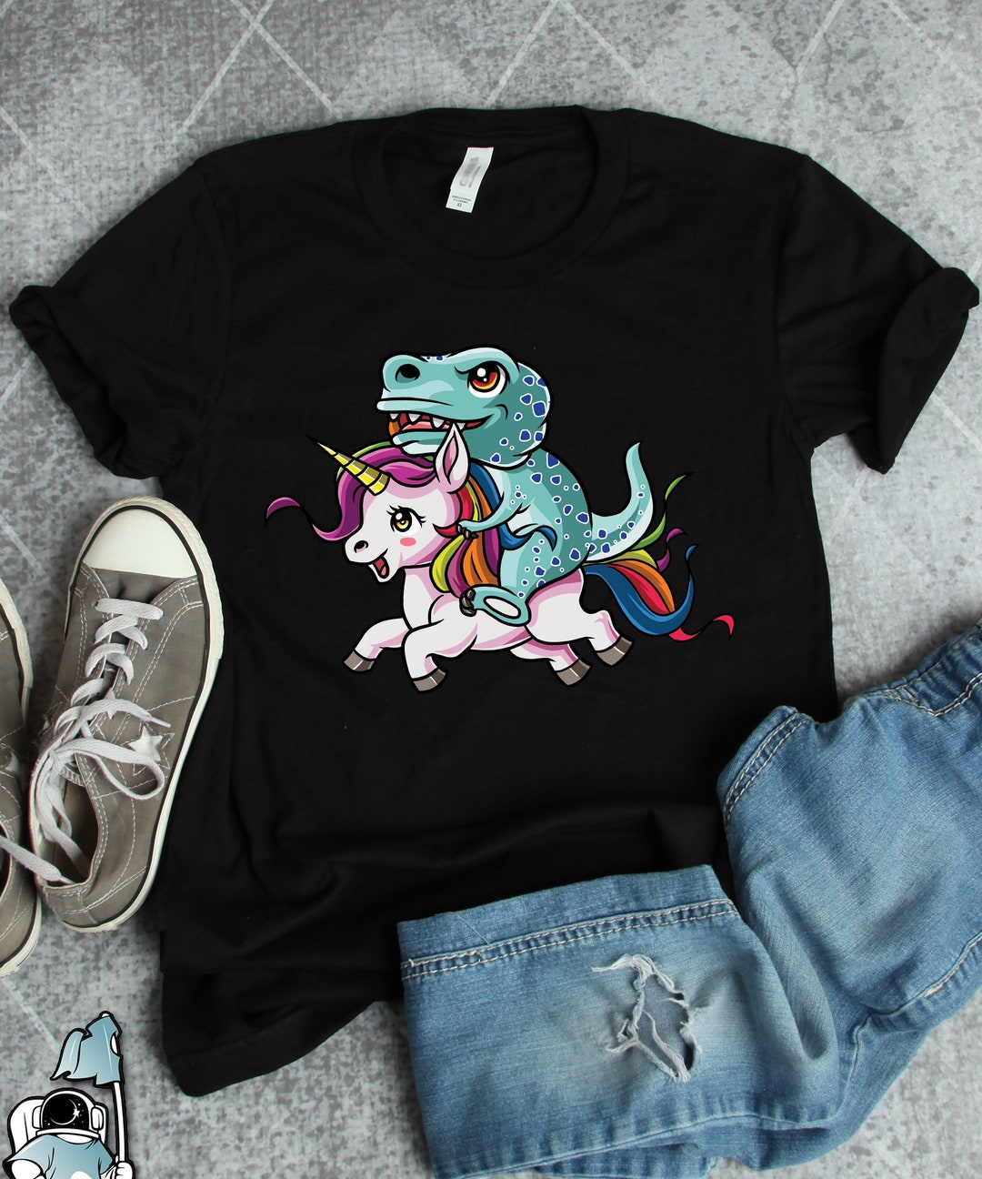 Dinosaur and Unicorn Friend Shirts, T-rex Shirts, Unicorn Shirts, T-rex ...