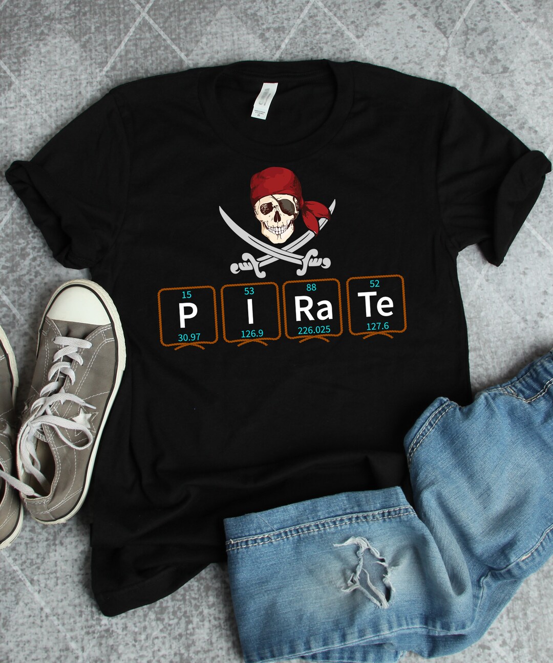 Pirate Chemistry Elements Shirt, Science Shirts, Chemistry Shirts ...
