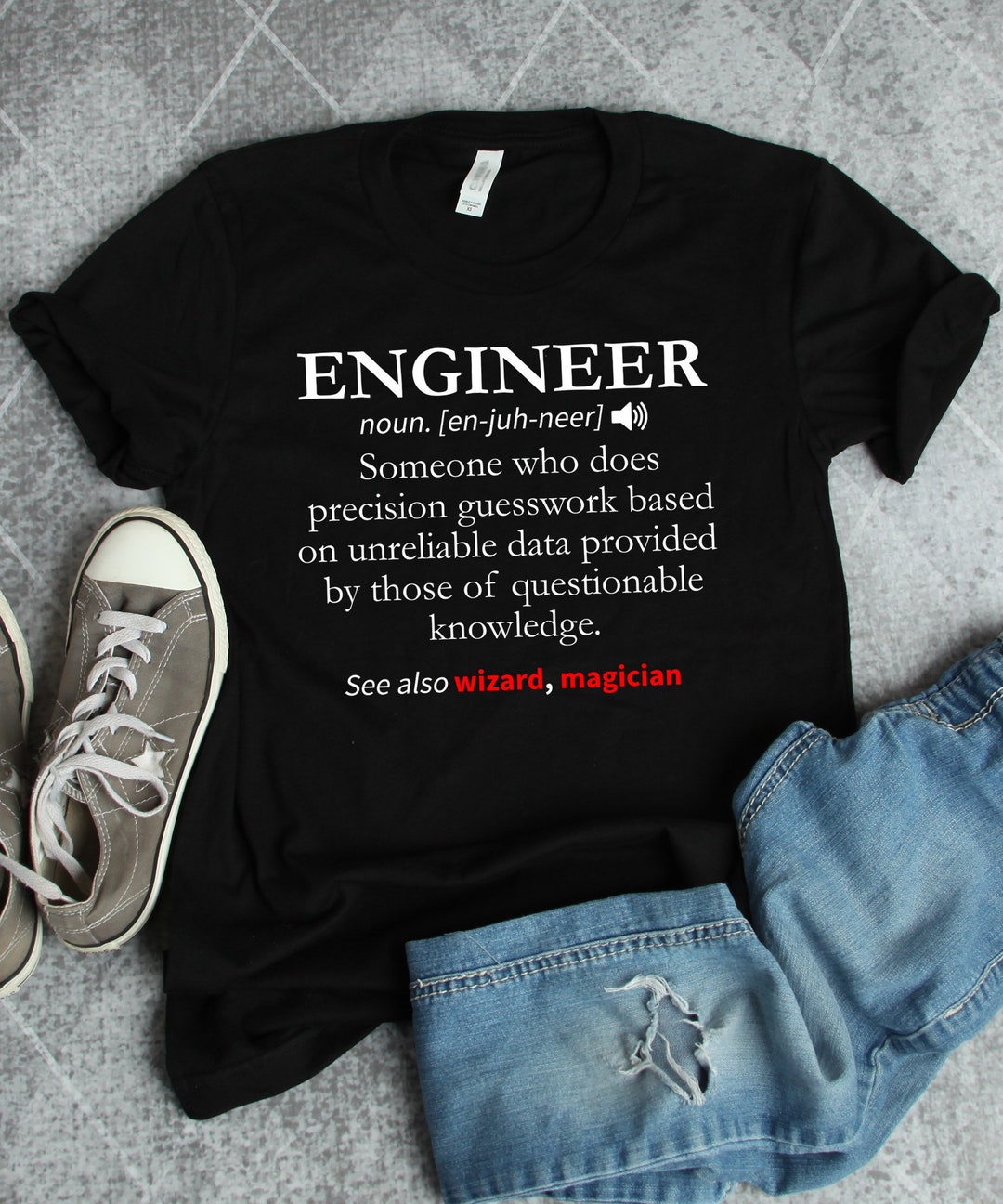 Engineer Definition Shirt, Engineer Shirts, Engineer Gifts, Mechanical ...
