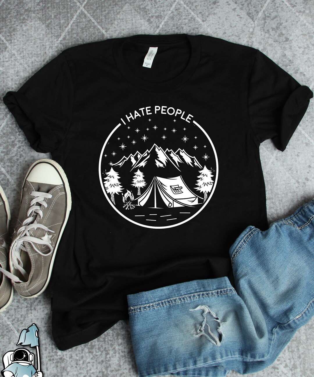 I Hate People Camping Shirt, Camp Shirts, Camping Gifts, Hiking Gifts ...