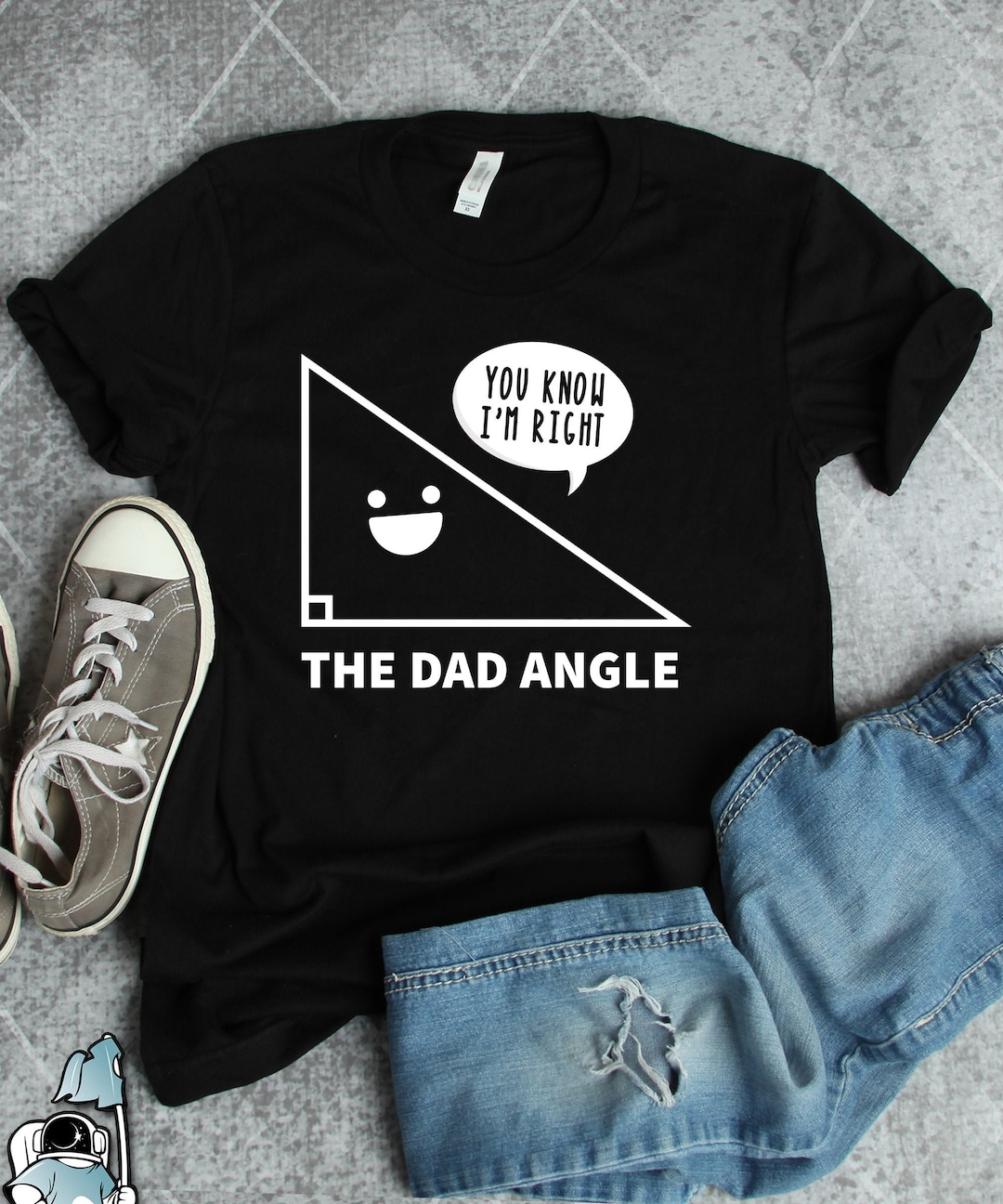 Math the Dad Angle Shirt, Dad Shirts, Math Teacher Shirts, Father's Day ...