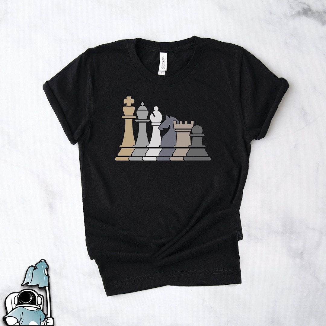 Queen King Bishop Knight Rook Pawn Chess Shirts, Chess Gifts, Chess Art ...