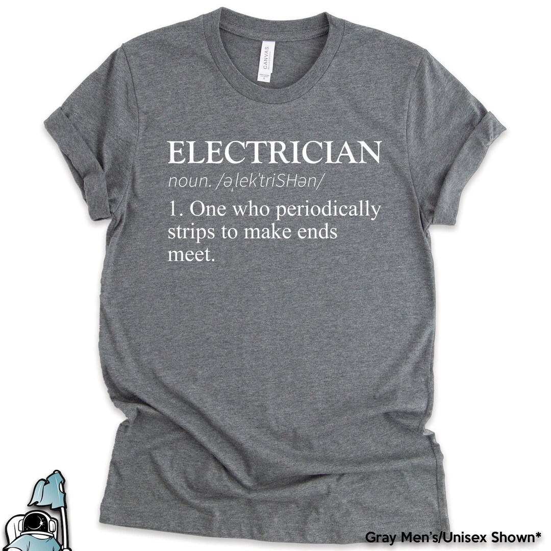 Electrician Shirts, Electrician Gifts, Electrician Periodically Strips ...