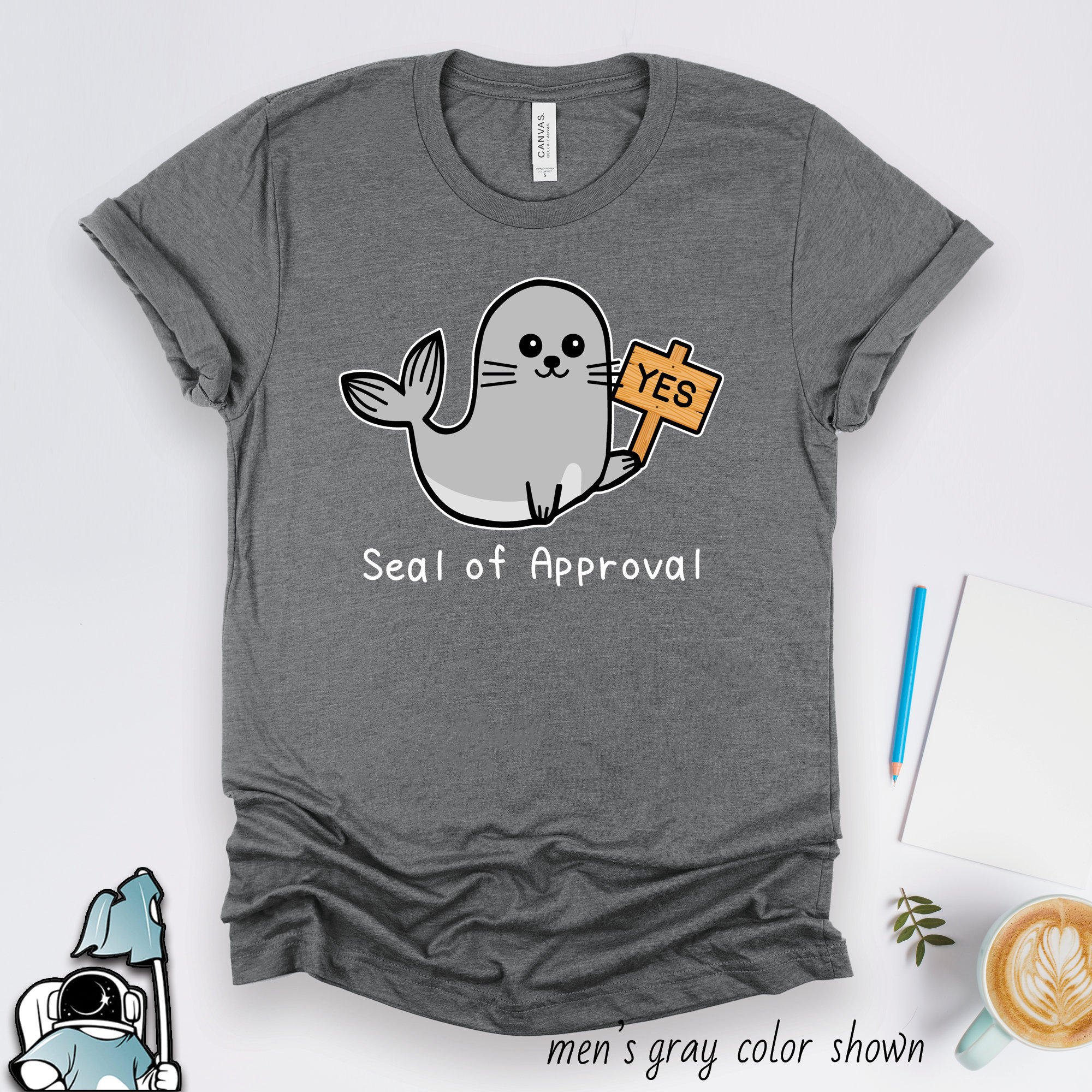 Seal of Approval Shirt, Seal Shirts, Marine Biology Shirts, Beach ...